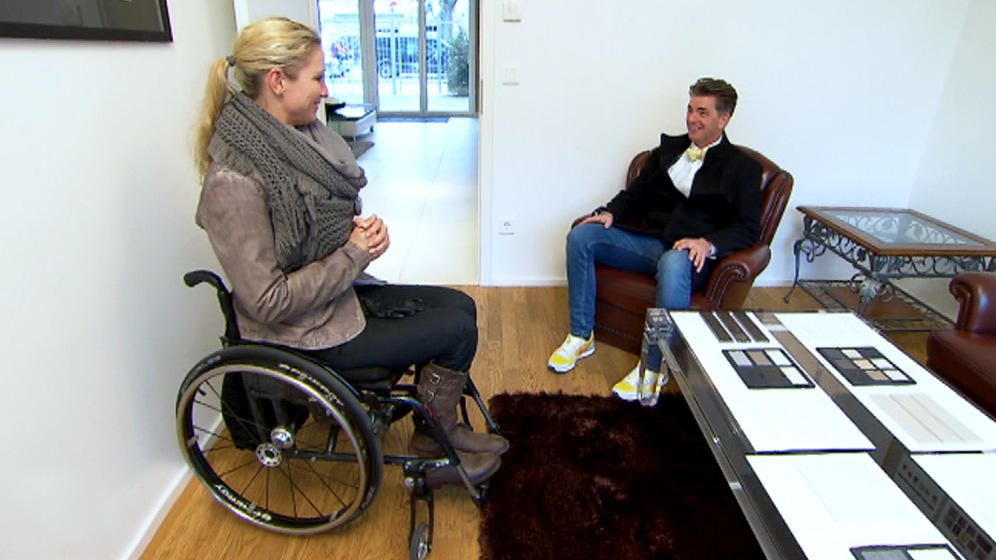 Robert Neubauer lernt die Welt aus einem anderen Blickwinkel kennen