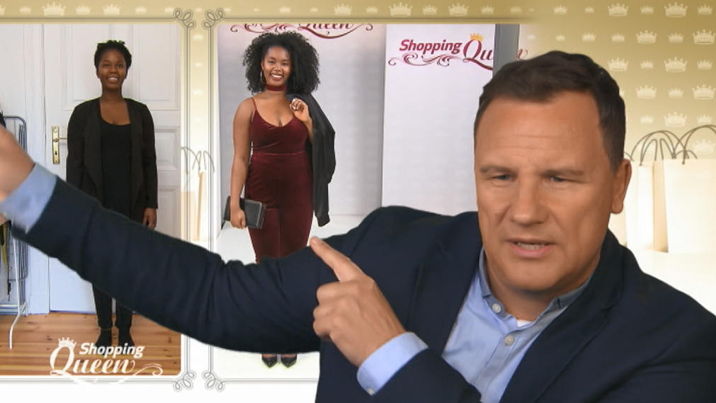 Shopping Queen: Elsie präsentiert ihren Look auf dem Catwalk