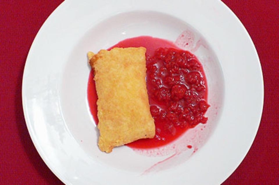 Das perfekte Dinner Rezepte - Gebratenes Eis mit Beeren