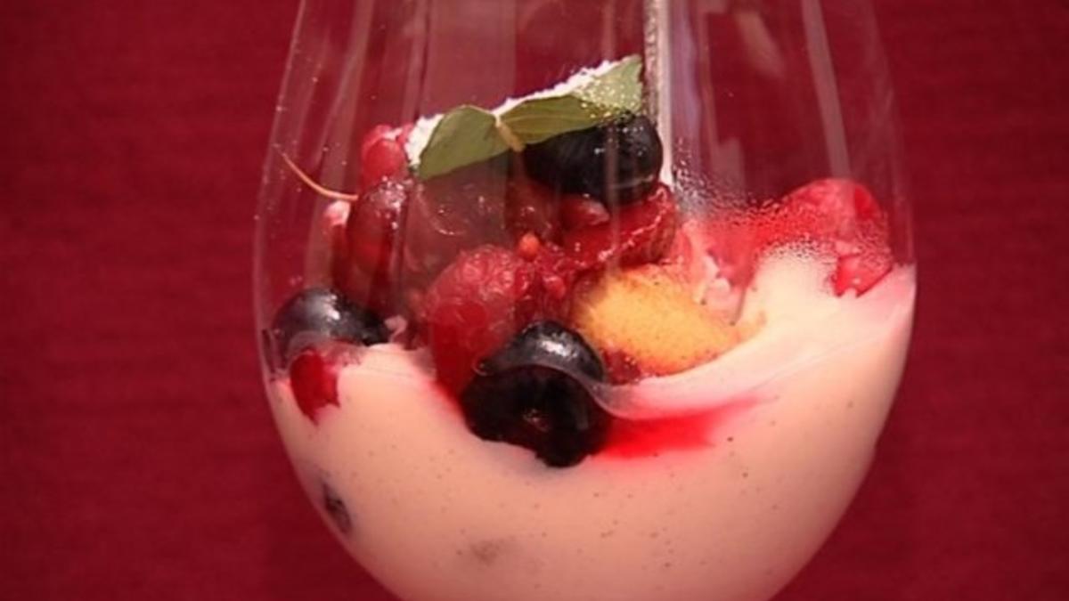 Das perfekte Promi Dinner Rezepte - Beeren mit Mascarponecrème (Sabine ...