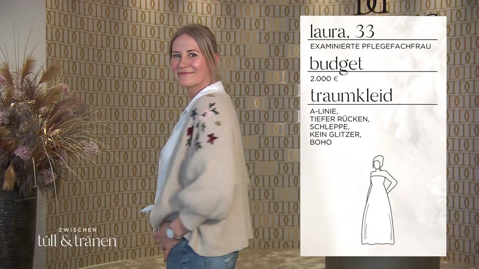 Braut Laura sucht eine A-Linie