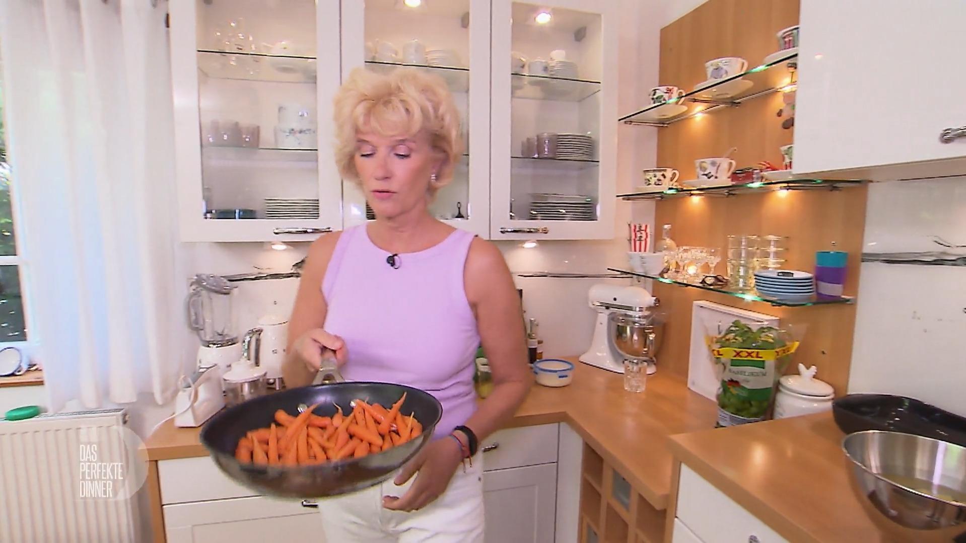 Das perfekte Dinner: Steffen Hensslers Tipp soll Manuela zum Sieg verhelfen